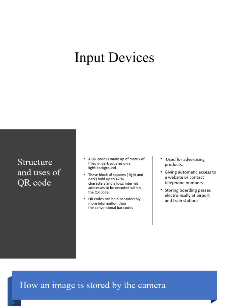 Input and Output Devices Guide | PDF | Random Access Memory | Computer Data Storage