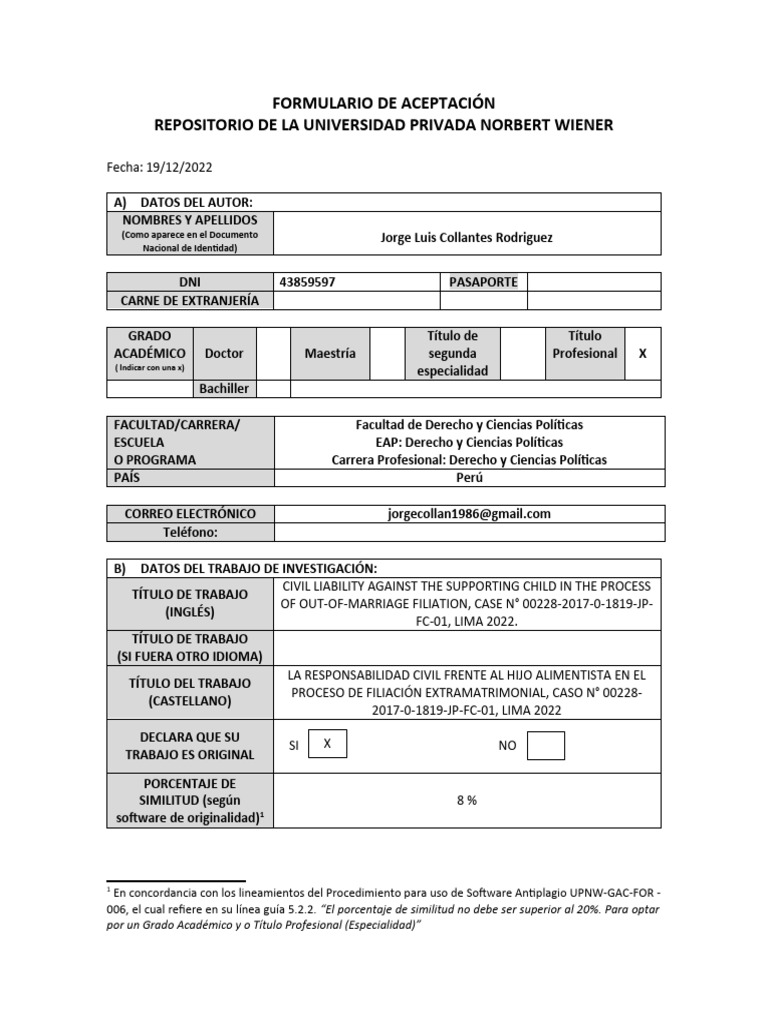 Formulario de Aceptación de Repositorio | PDF