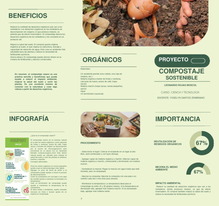 Proyecto | PDF | Compost | Residuos
