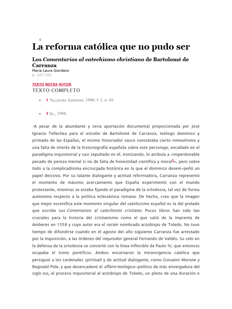 Teo - Reforma Que No Llego | PDF | Gracia divina | Cristo (título)