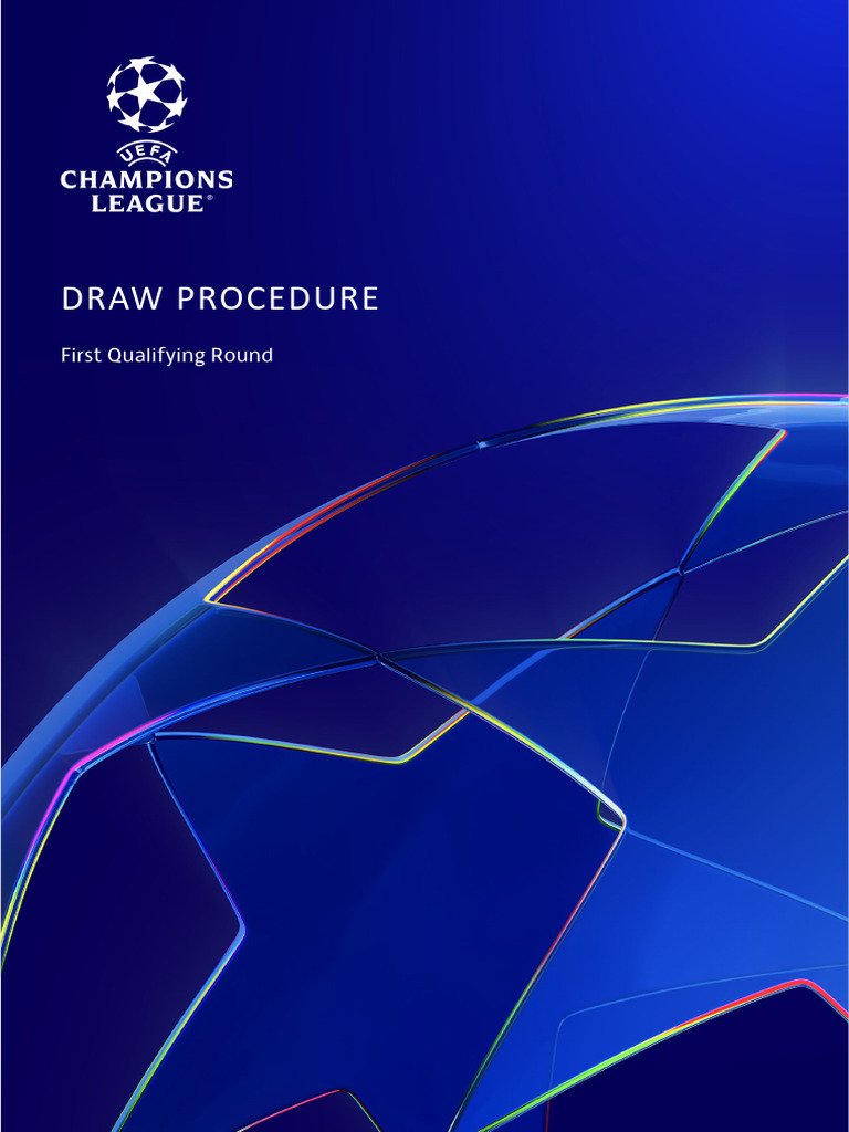 Ucl 2024-25-1st Qualifying Round Draw Procedure | PDF | Association ...