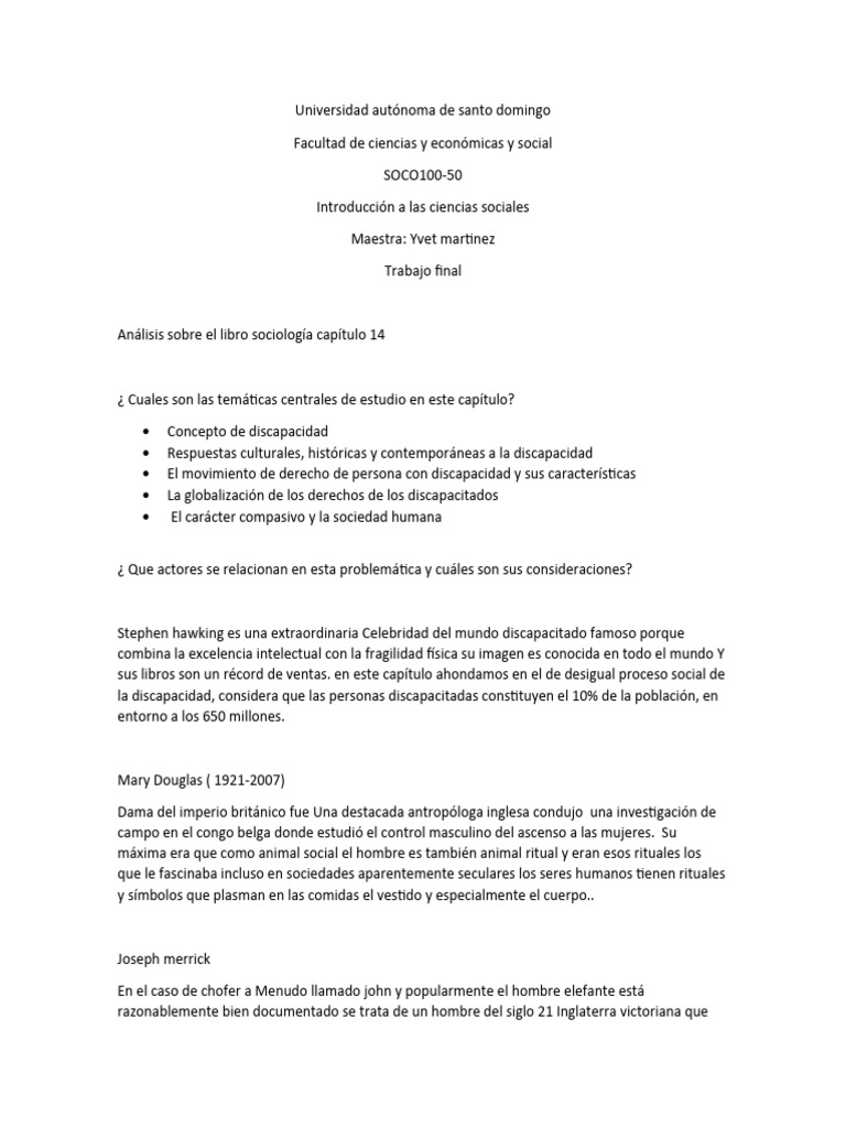 Documento | PDF | Invalidez | Sociedad