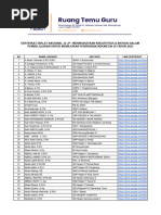 Contoh Format Rekap Kehadiran Siswa | PDF