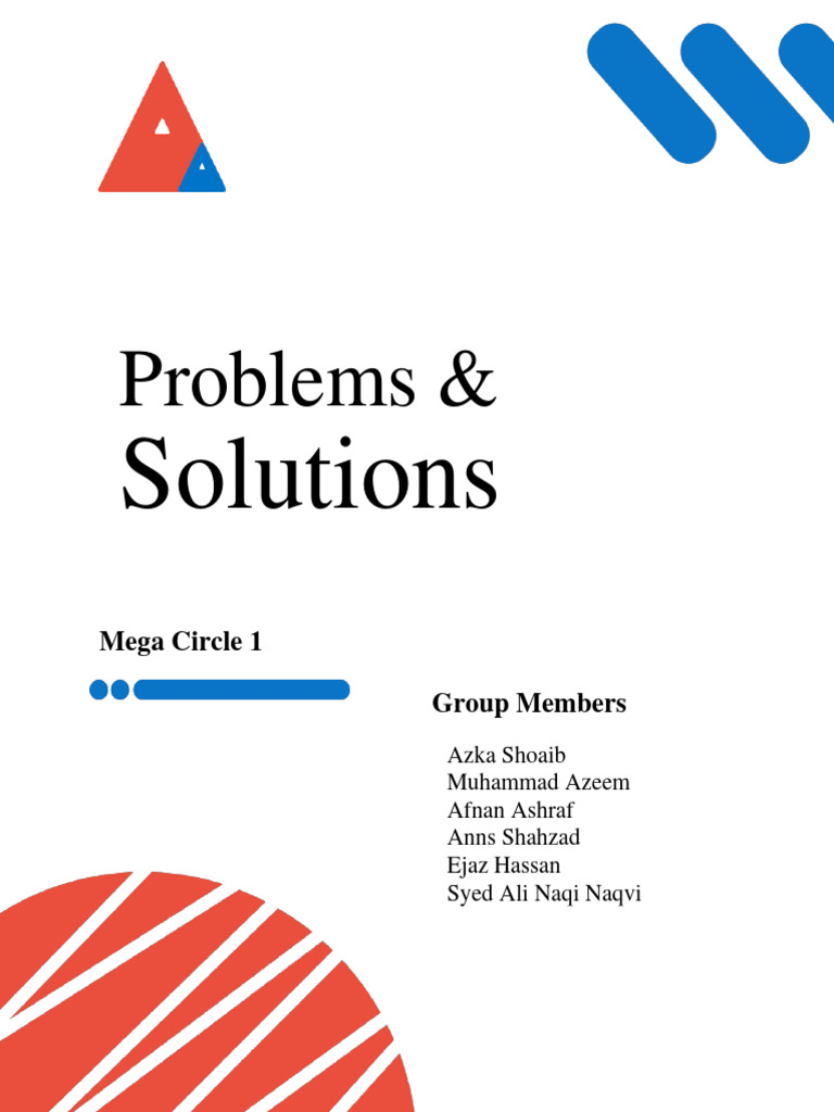 Problems & Solutions | PDF | Educational Technology | Learning