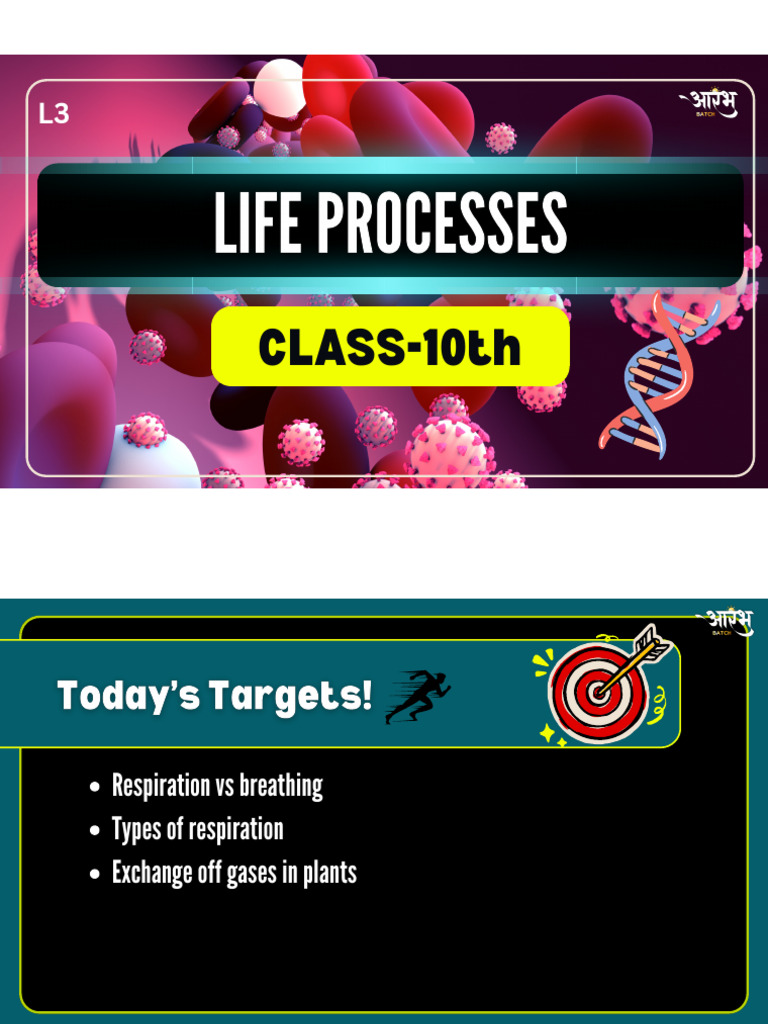 Life Processs Lec-3 | PDF