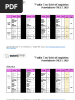 Arjuna_NEET_2026_Timetable_Clean | PDF