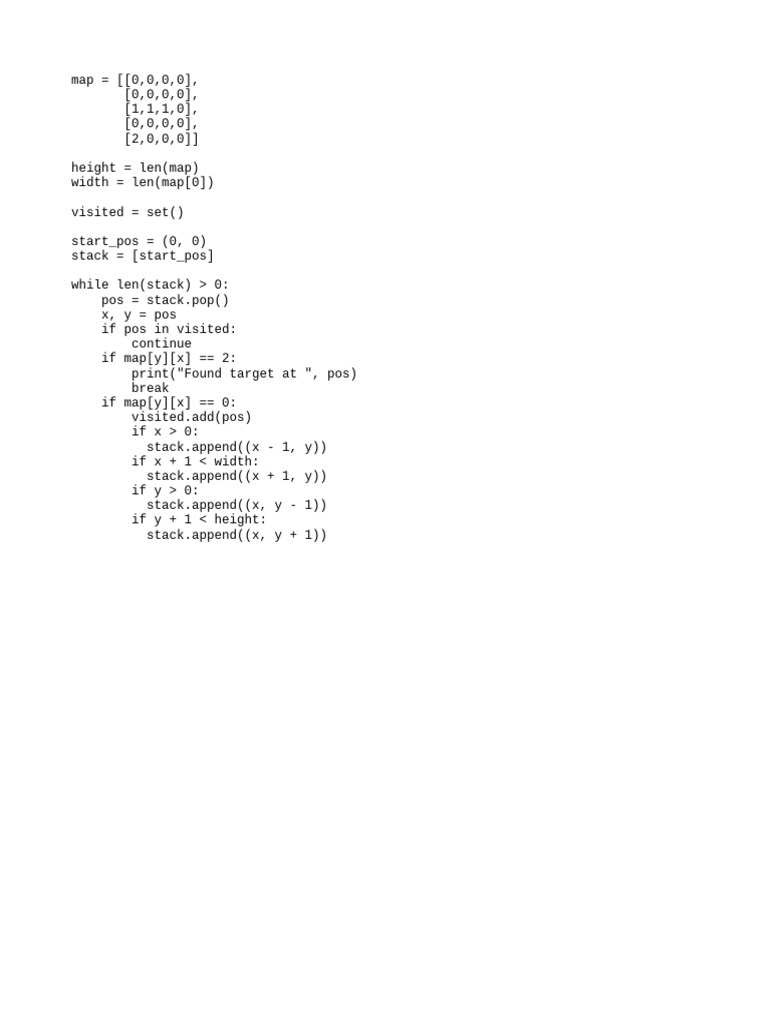 Pathfinding Algorithm in Python | PDF