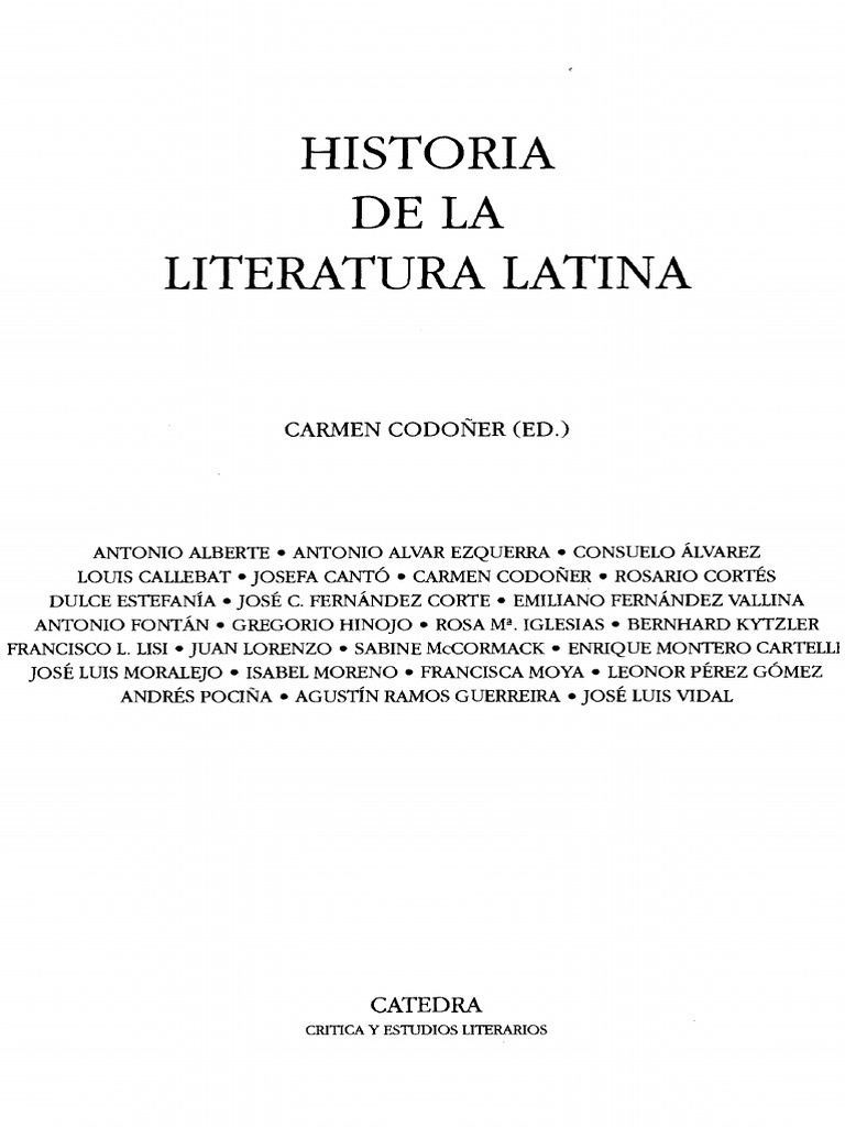 Lisi, F. - Lucrecio (Historia de La Literatura Latina) | PDF