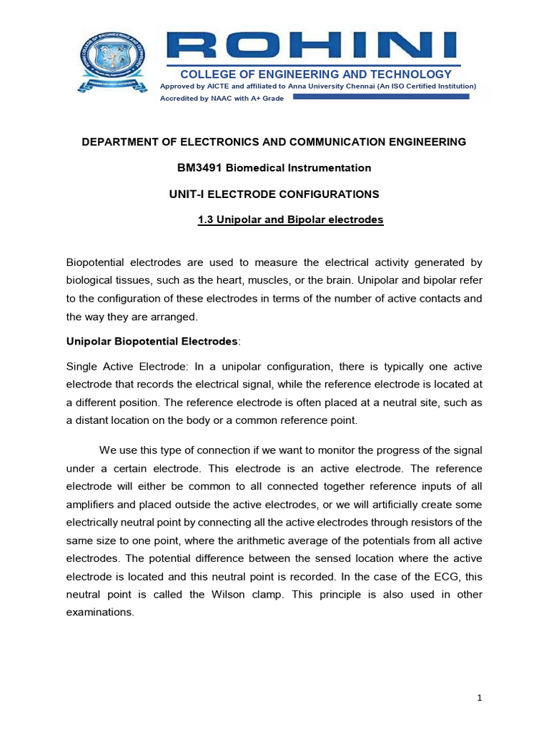 Rohini 13599460158 | PDF | Electrocardiography | Electrical Engineering