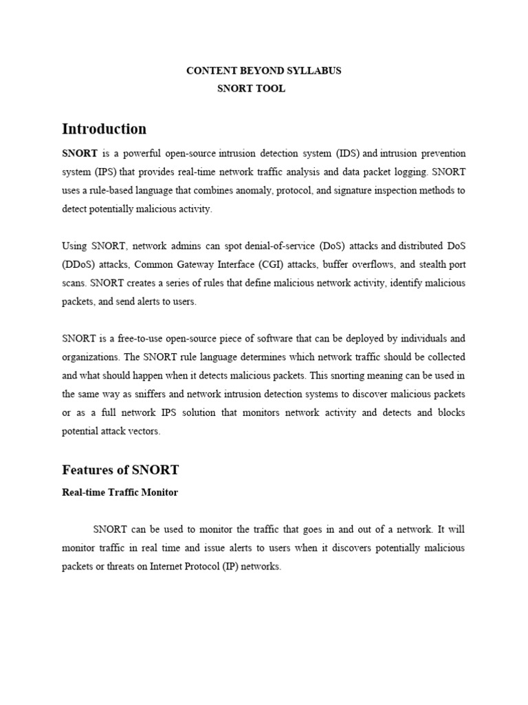 Content Beyond Syllabus | PDF | Computer Network | Denial Of Service Attack