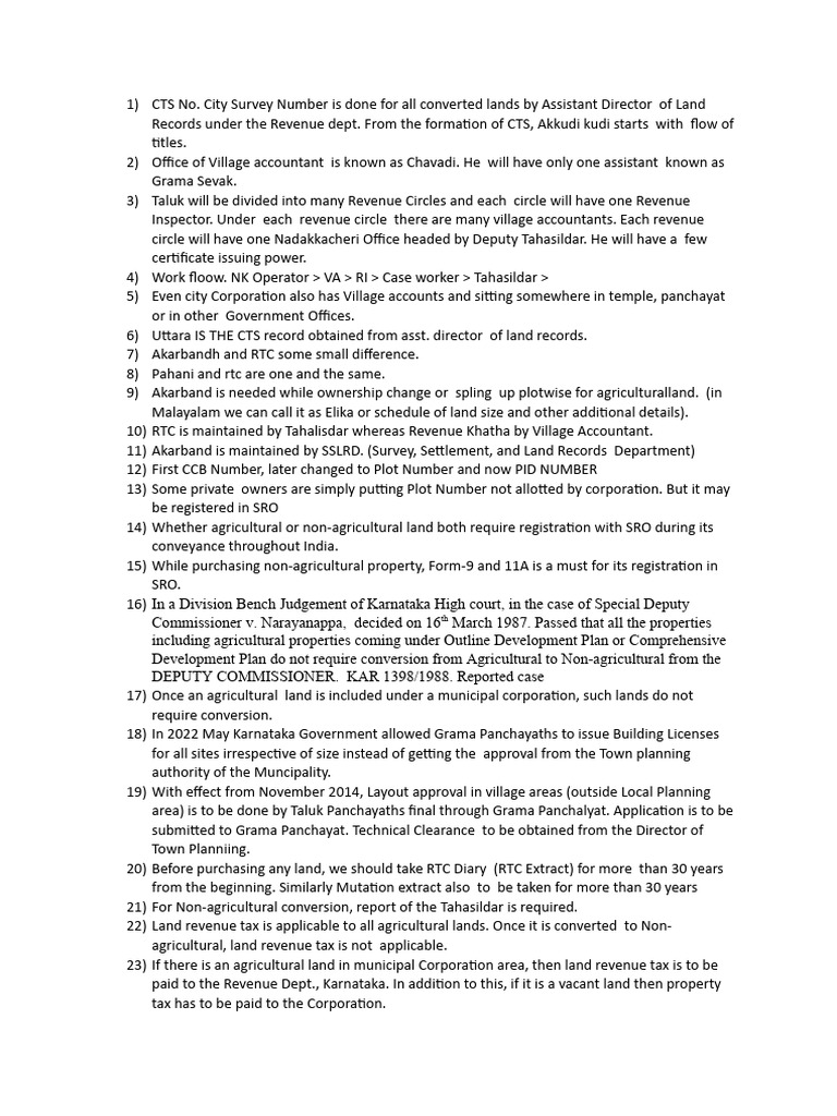 About Karnataka Land Records | PDF | Government About Karnataka Land Records | PDF | Government