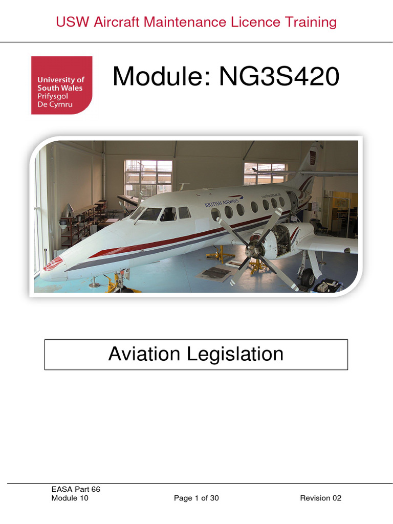 EASA Part 66 Module 10: Aviation Legislation | PDF | Aviation