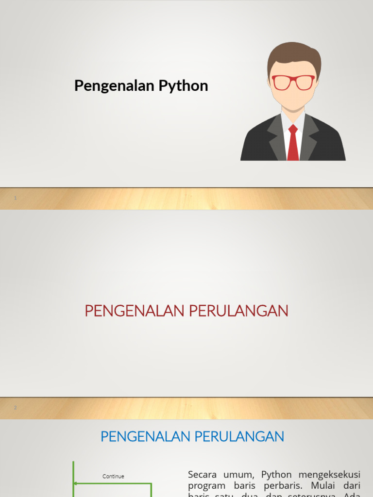 W7 Perulangan Python | PDF | Komputer