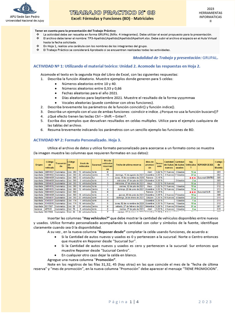 2023 SpHI 2 TP03 | PDF | Microsoft Excel | Ciencias de la Computación