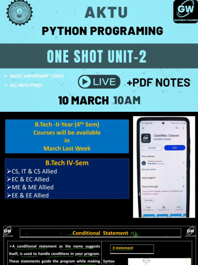 PYTHON U-2 ONE SHOT NOTES PDF | PDF