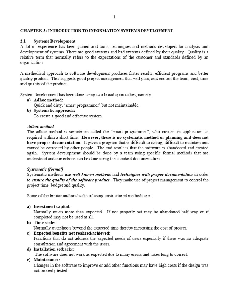 Chapter 2 - SYSTEM DEVELOPMENT | PDF | Software Prototyping | Software ...