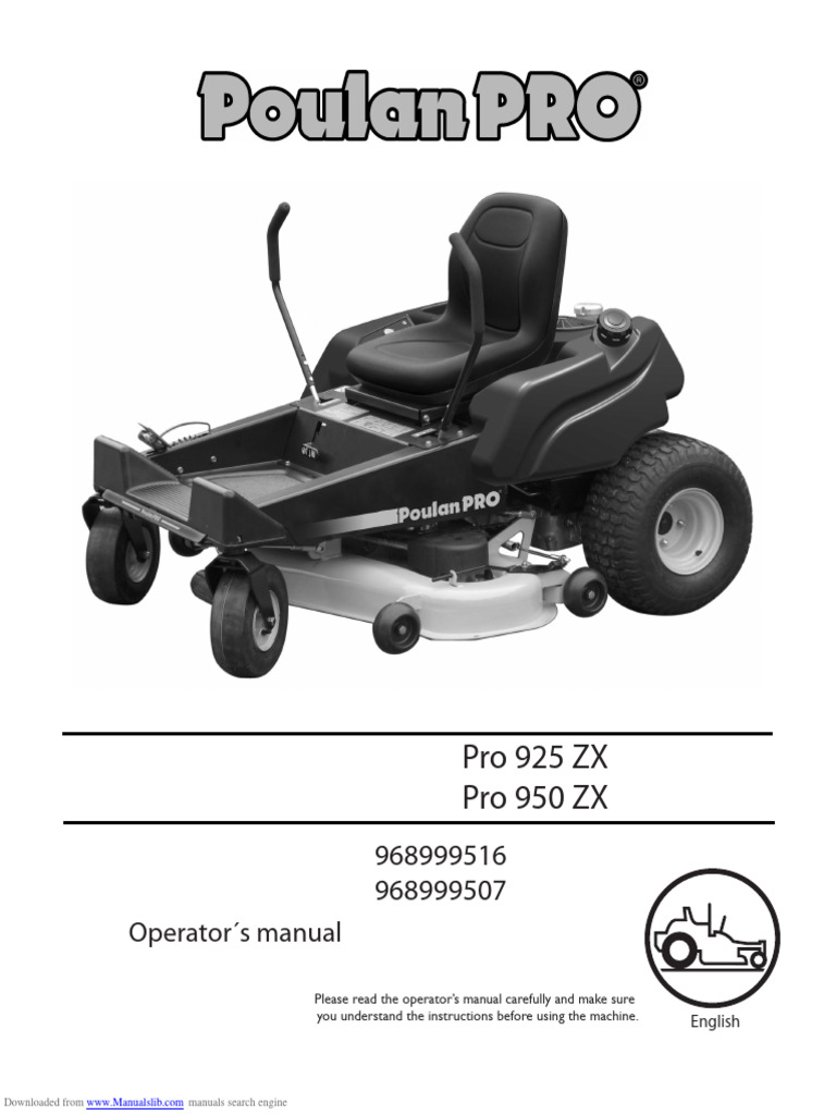 Pro 925 ZX Pro 950 ZX | PDF | Manual Transmission | Personal Protective ...