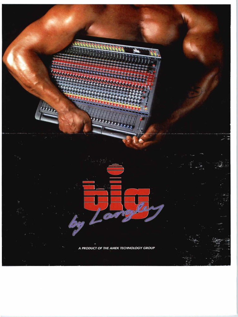 AMEK BIG Console: Revolution in Audio Mixing | PDF | Recording | Sound