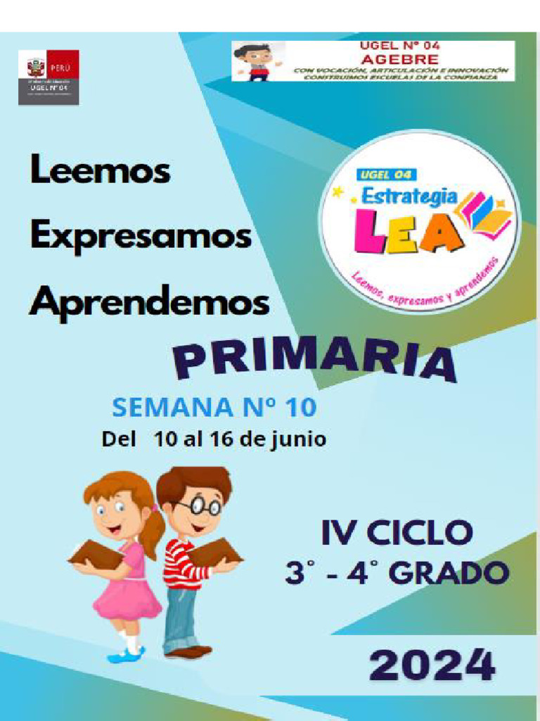 Lecturas 10 Iv Ciclo | PDF