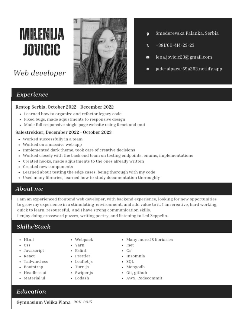 Milenija Jovicic | PDF | Art | Computers