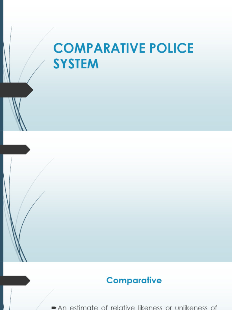Comparative Models in Policing ARC | PDF | Police | Human Trafficking