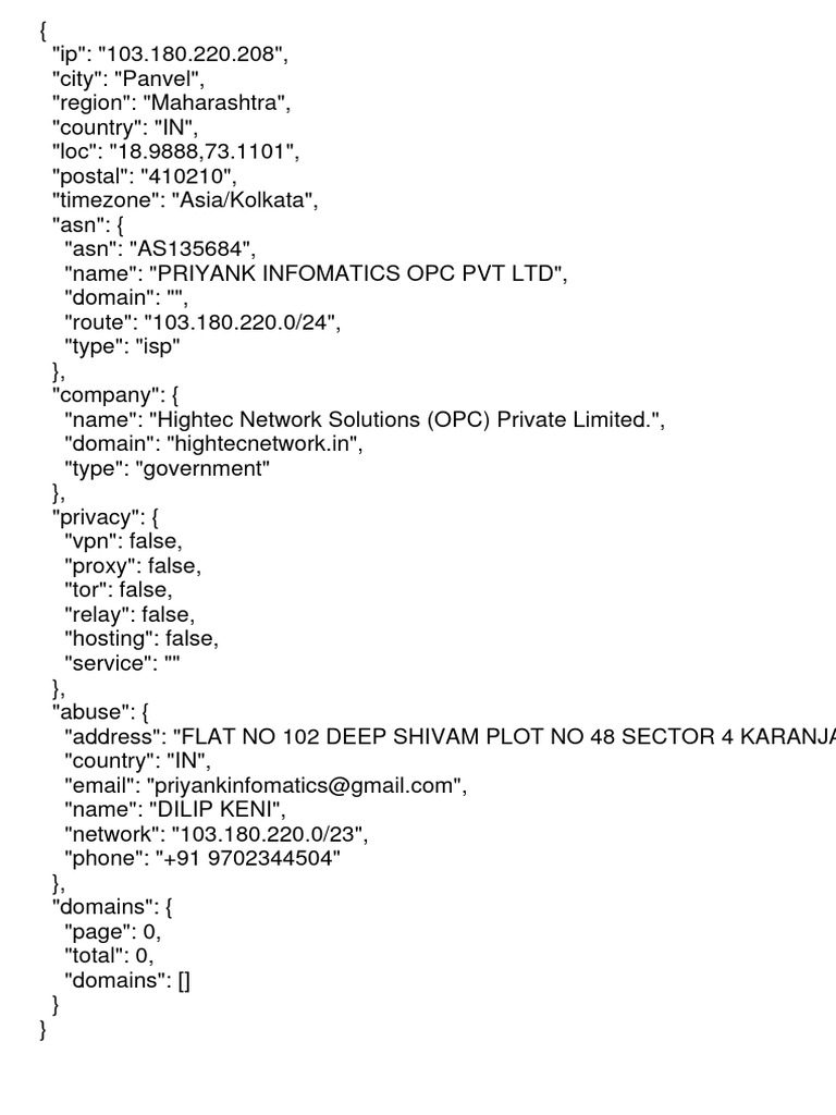 Ip Investigation Report | PDF | Business