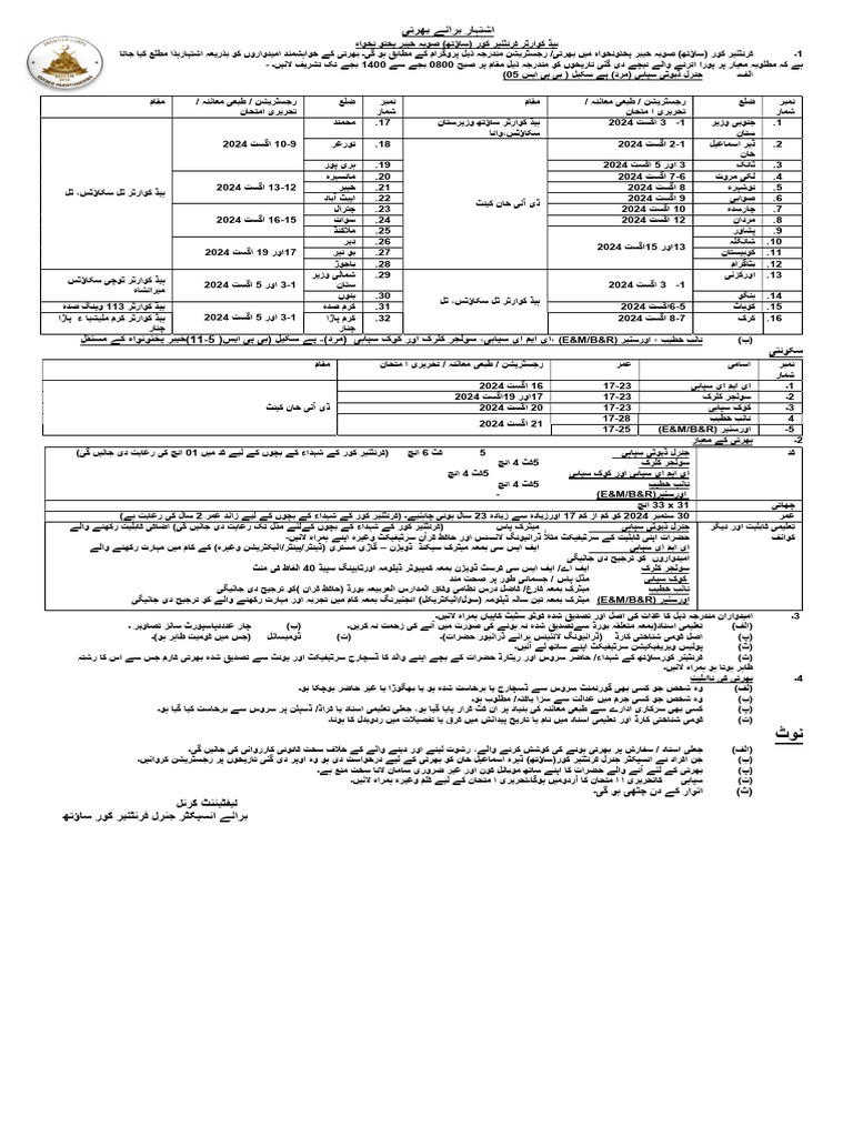 Advertisement-2024 - GD S | PDF