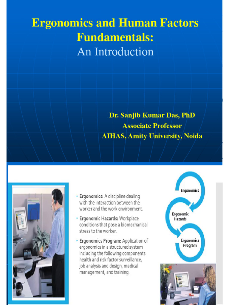 Ergonomics - An Introduction | PDF | Human Factors And Ergonomics ...