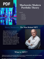 Markowitz Portfolio | PDF | Modern Portfolio Theory | Financial Risk