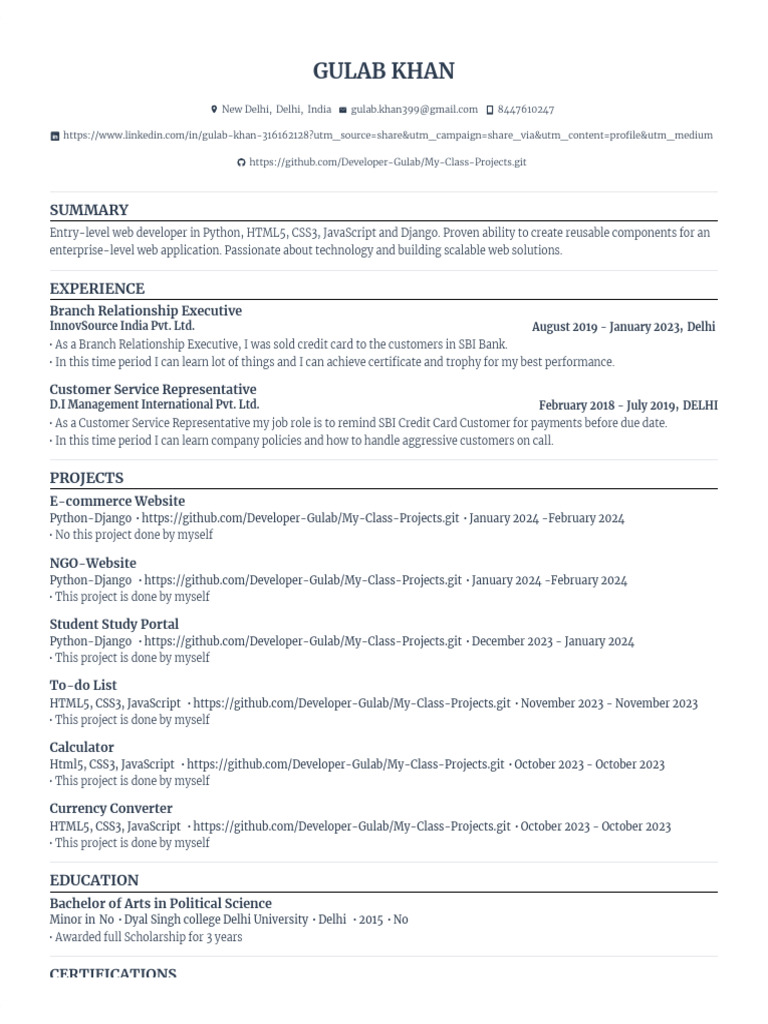 Entry-Level Web Developer | PDF | Html5 | Computing