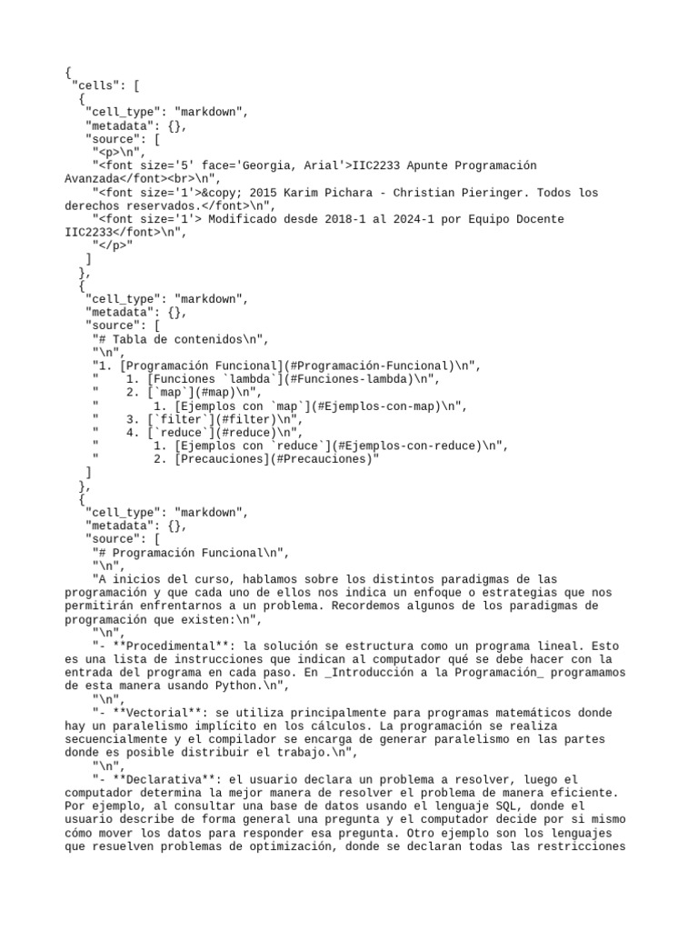 Programación Funcional en Python | PDF | Objeto (informática ...