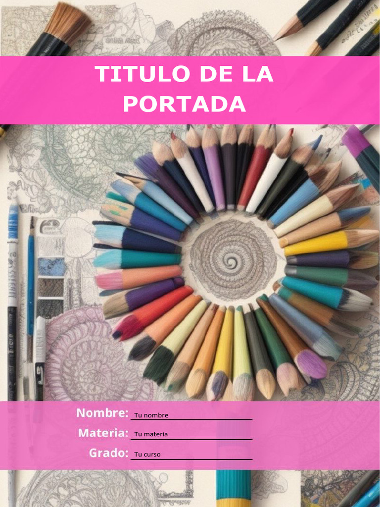 Portadas para Libretas de Artes 2 | PDF