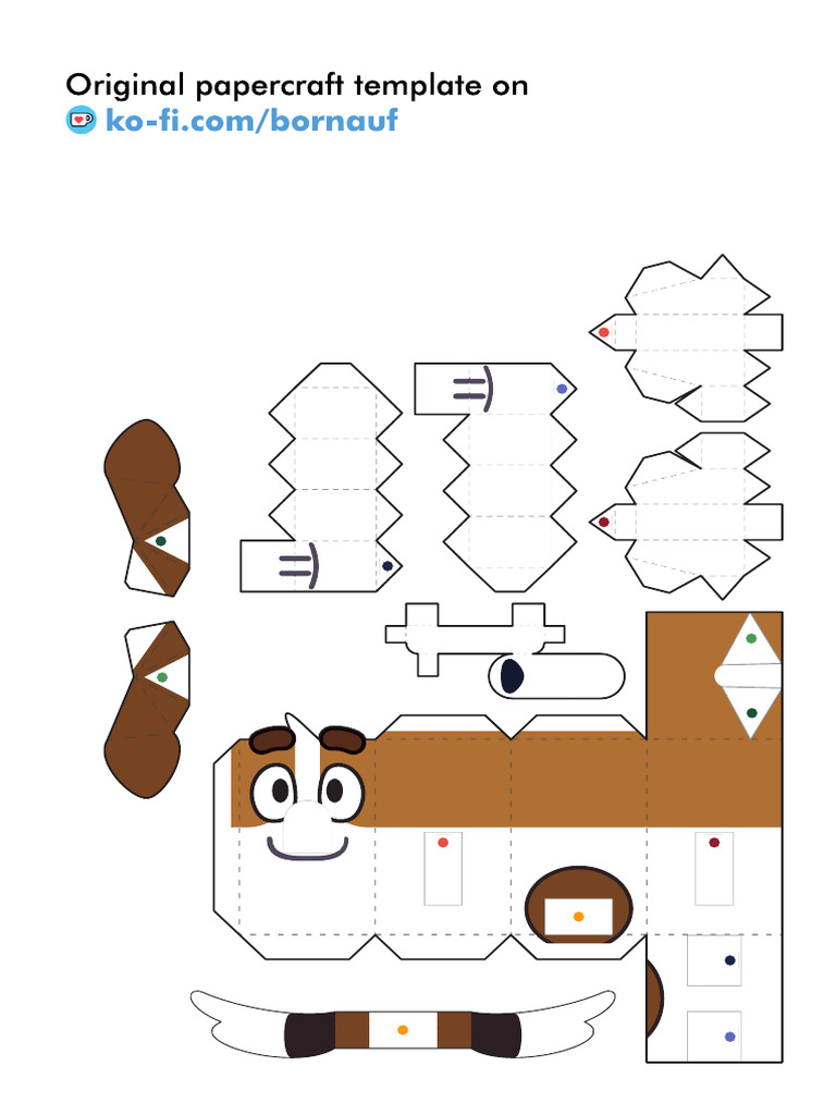 Jack Rusty Mackenzie - Bluey Papercraft | PDF