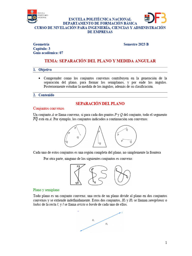 Clase 7 Resumen | PDF | Ángulo | Perpendicular