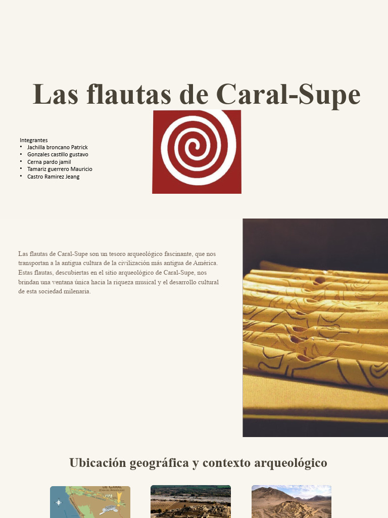 Flautas de Caral-Supe: Patrimonio Musical Antiguo | PDF | Arqueología ...