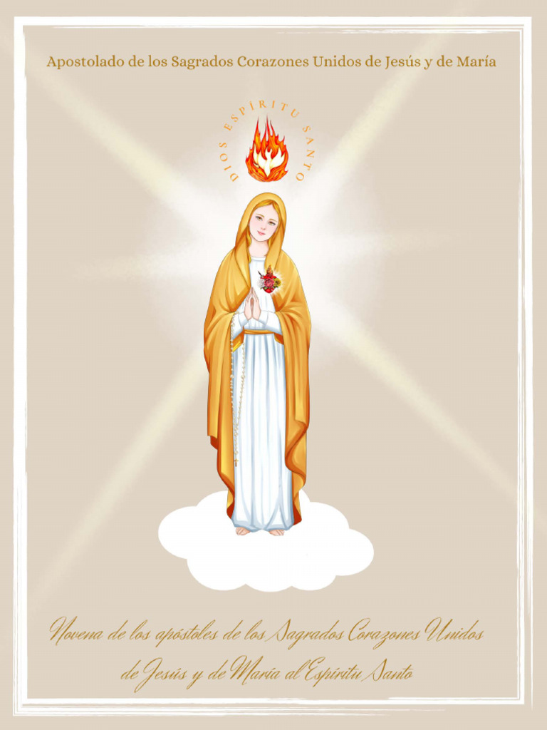 ?novena Eess Bendecida Mayo 11 20223 | PDF | María, madre de Jesús | orador del Señor