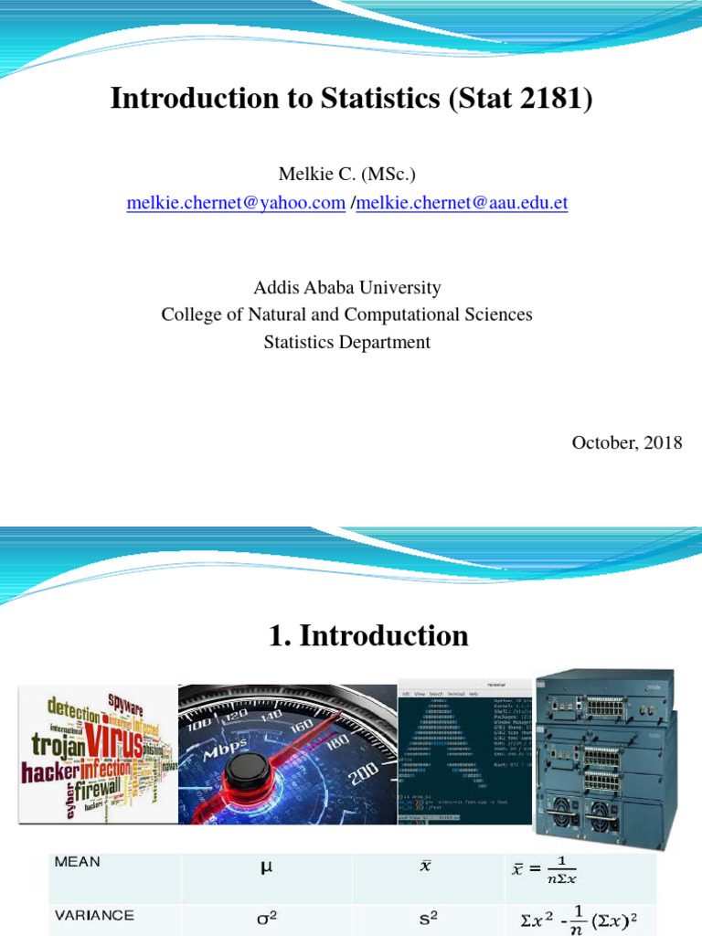 Introduction to Statistics Overview | PDF | Statistics | Mean