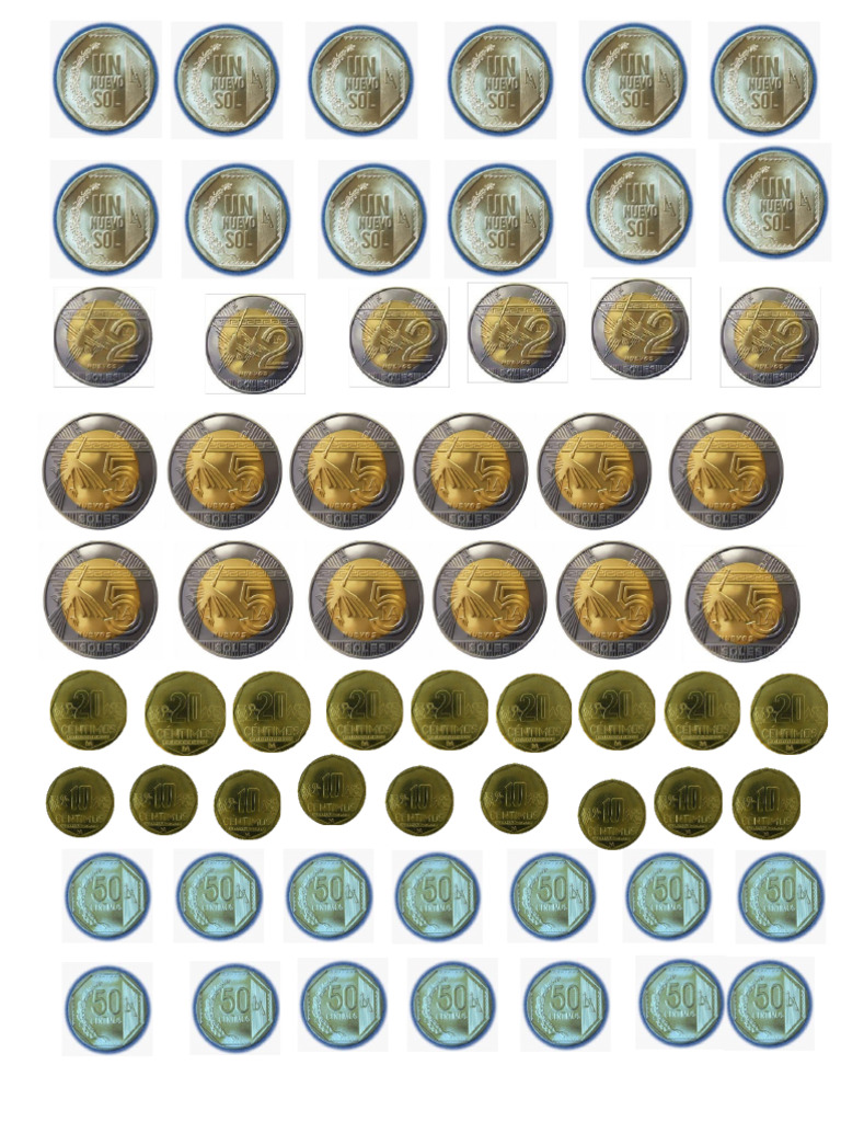 Moneda Del Peru para Imprimir | PDF