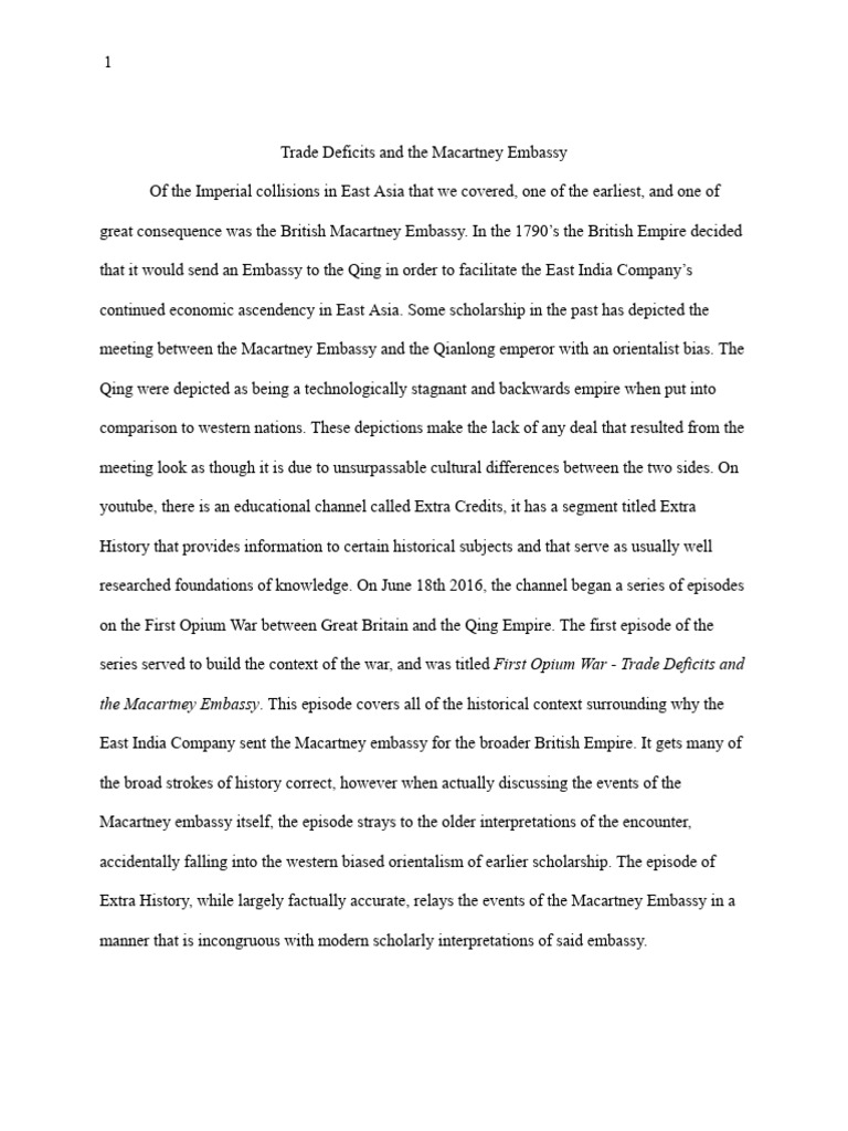 On The Macartney Embassy | PDF | Qing Dynasty