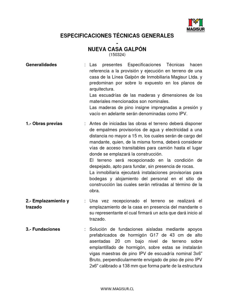 EE - TT Generales Nueva Casa Galpon - 150324 | PDF | Aislamiento térmico | Estufa de cocina