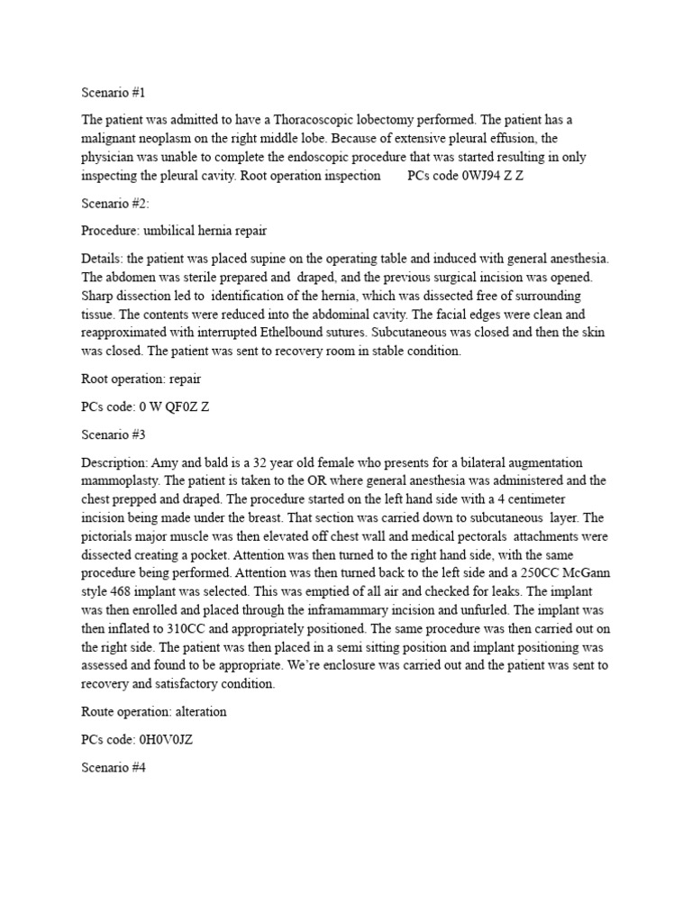 HIT203 WEEK 4 Lets Code It | PDF | Surgery | Medical Procedures