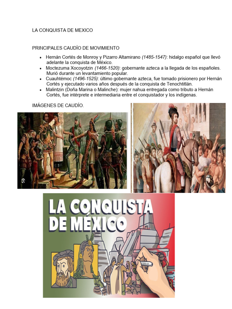 La Conquista de Mexico | PDF | Hernán Cortés | Imperio español