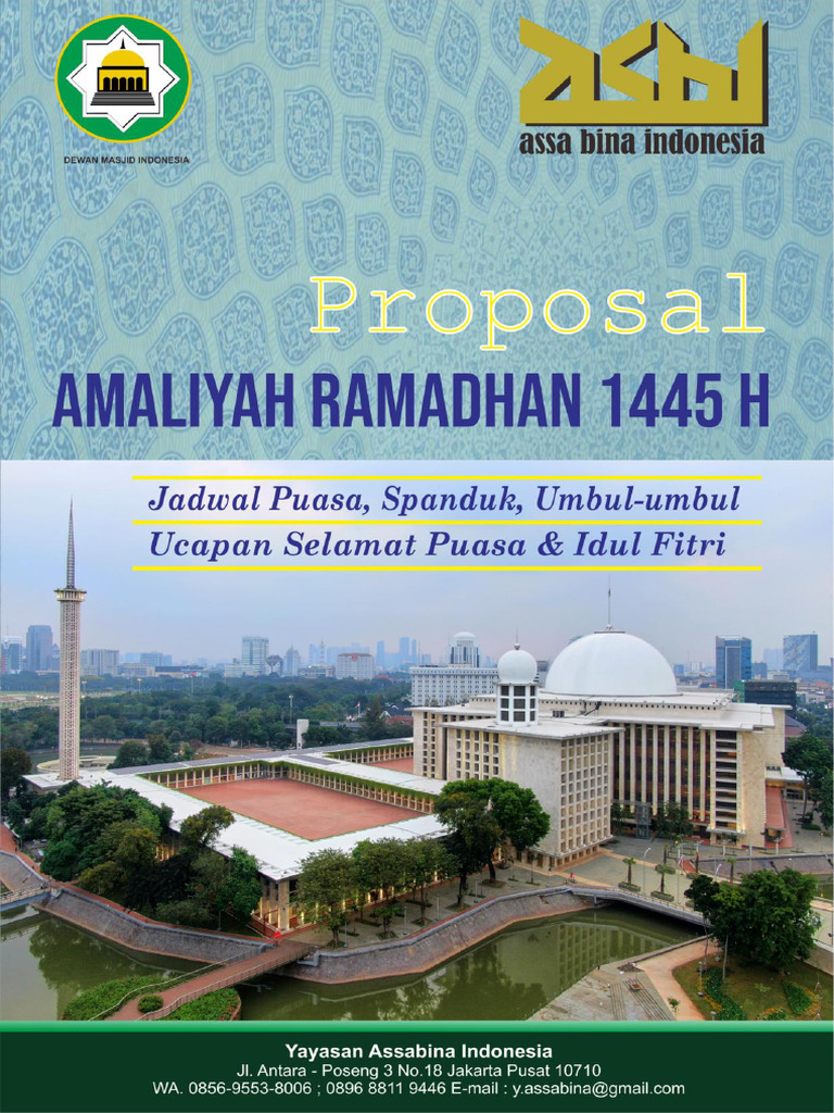 Brosur Proposal Amaliyah Ramadhan 1445 H-1 | PDF