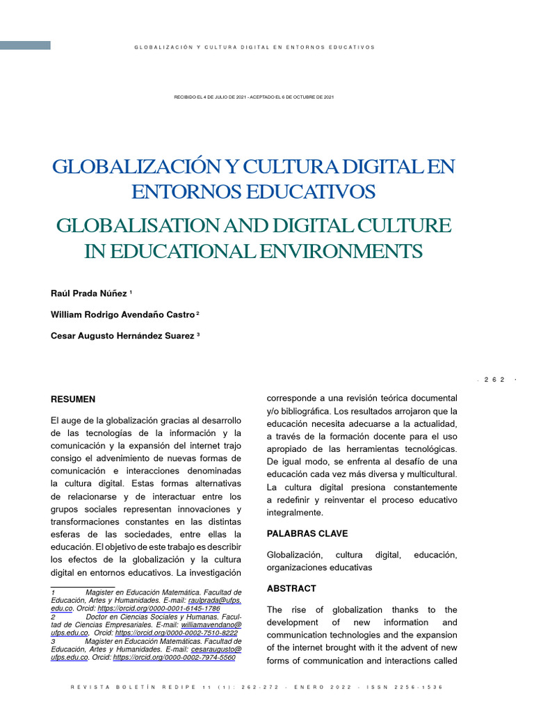 Globalización y Cultura Digital | PDF | Globalización | Sociedad