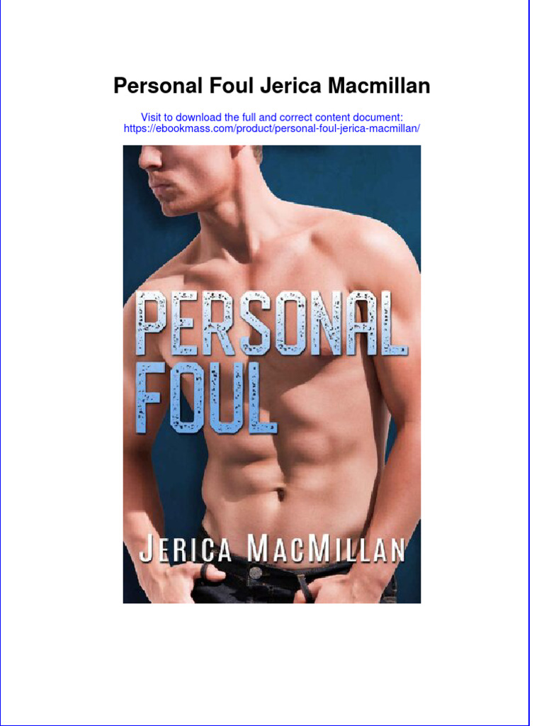 Personal Foul Jerica Macmillan Full Chapter Instant Download | PDF