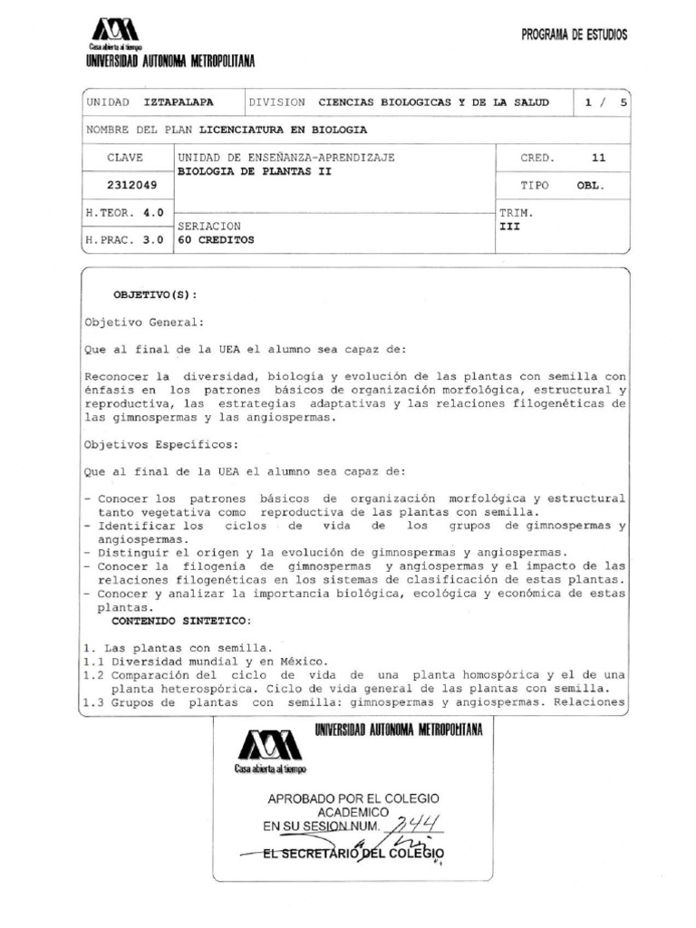 Biologia de Plantas 2 | PDF