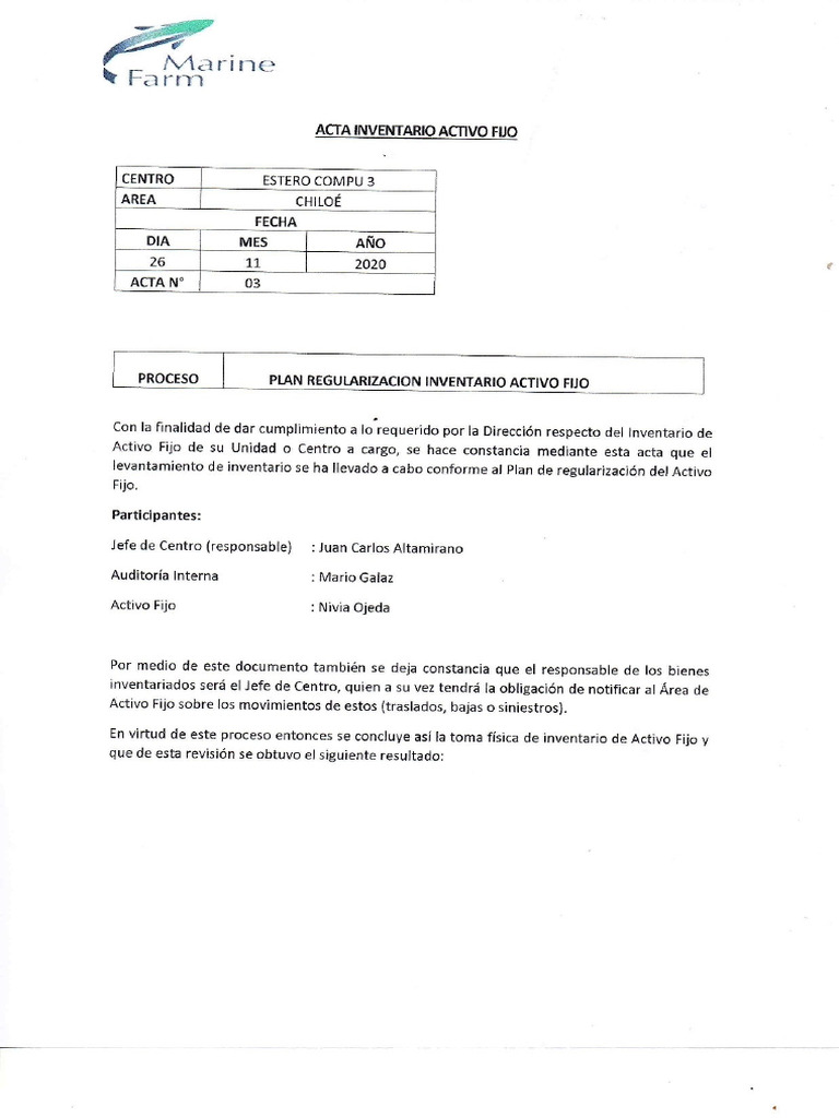 Acta - 03 - Centro Estero Compu | PDF