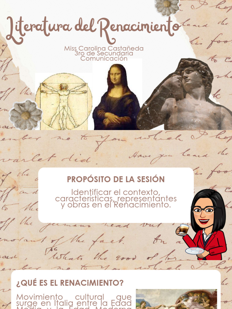 3RO COM. TEMA 10. Literatura Del Renacimiento Compressed | PDF | Literatura renacentista ...