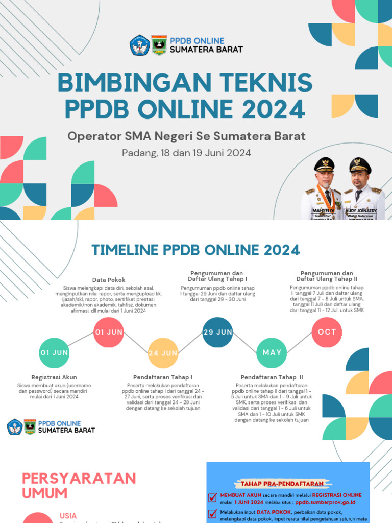 PPDB Online 2024 Operator SMA Negeri | PDF