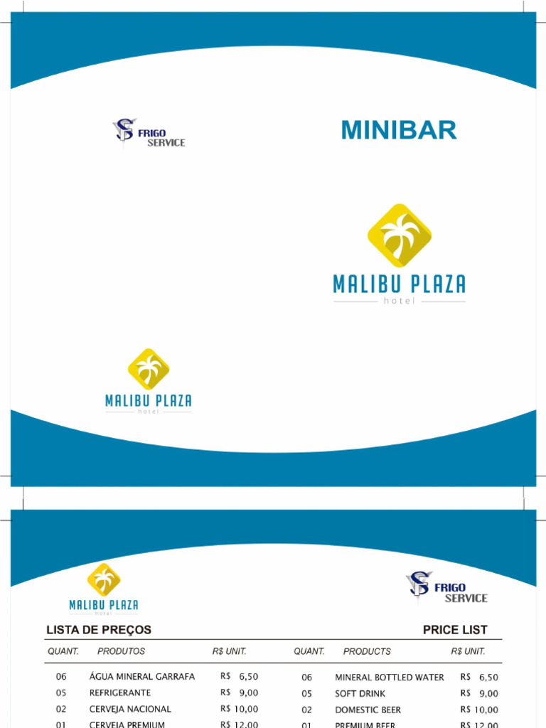 Malibu Plaza - Cardápio | PDF